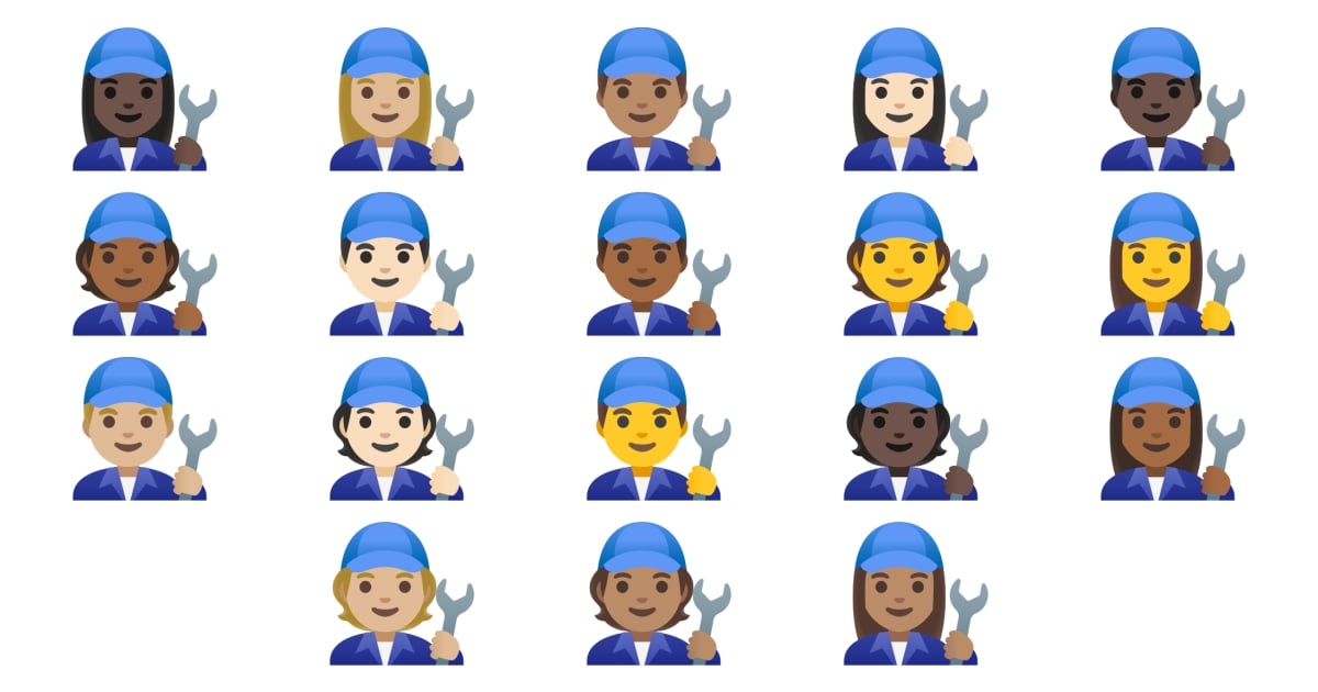 🧑‍🔧 Electrician Emojis 👨‍🔧 👩‍🔧 🧑🏻‍🔧 🧑🏼‍🔧 🧑🏽‍🔧 🧑🏾‍🔧