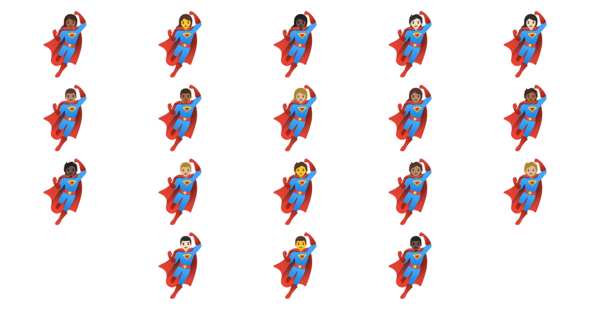 🦸 Good Emojis 🦸‍♂️ 🦸‍♀️ 🦸🏻 🦸🏼 🦸🏽 🦸🏾