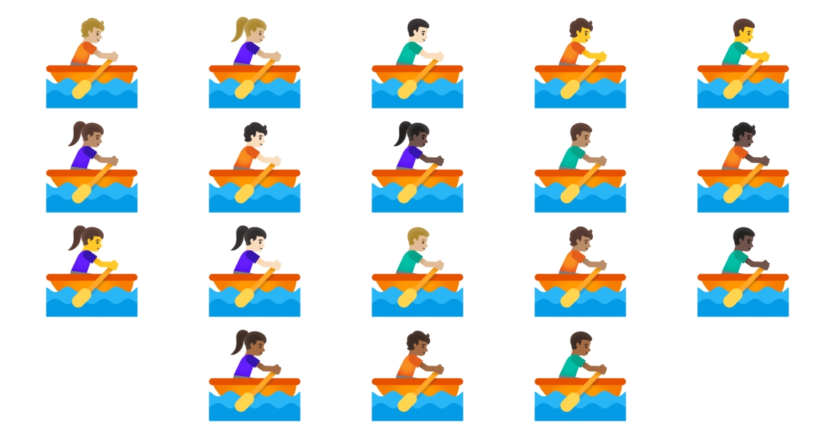 🚣 Rowboat Emojis 🚣‍♂️ 🚣‍♀️ 🚣🏻 🚣🏼 🚣🏽 🚣🏾