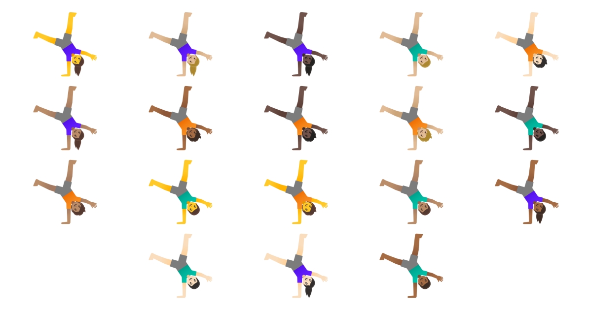🤸 Gymnastics Emojis 🤸‍♂️ 🤸‍♀️ 🤸🏻 🤸🏼 🤸🏽 🤸🏾