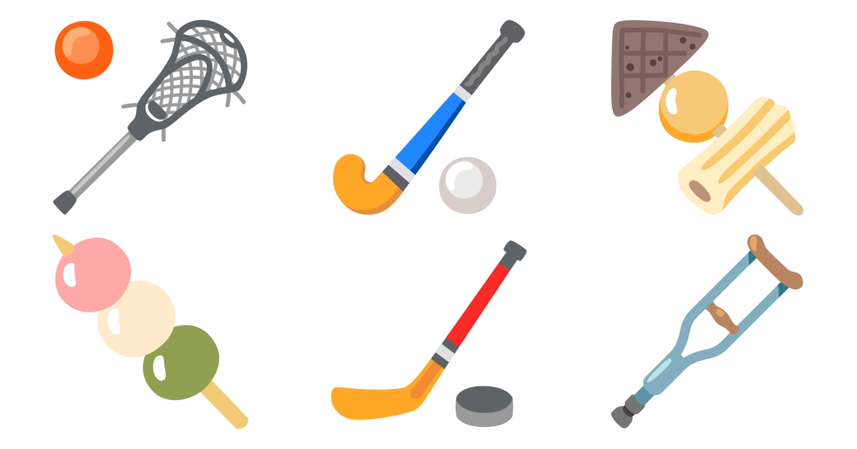 🍢 Stick Emojis 🍡 🏑 🏒 🥍 🩼