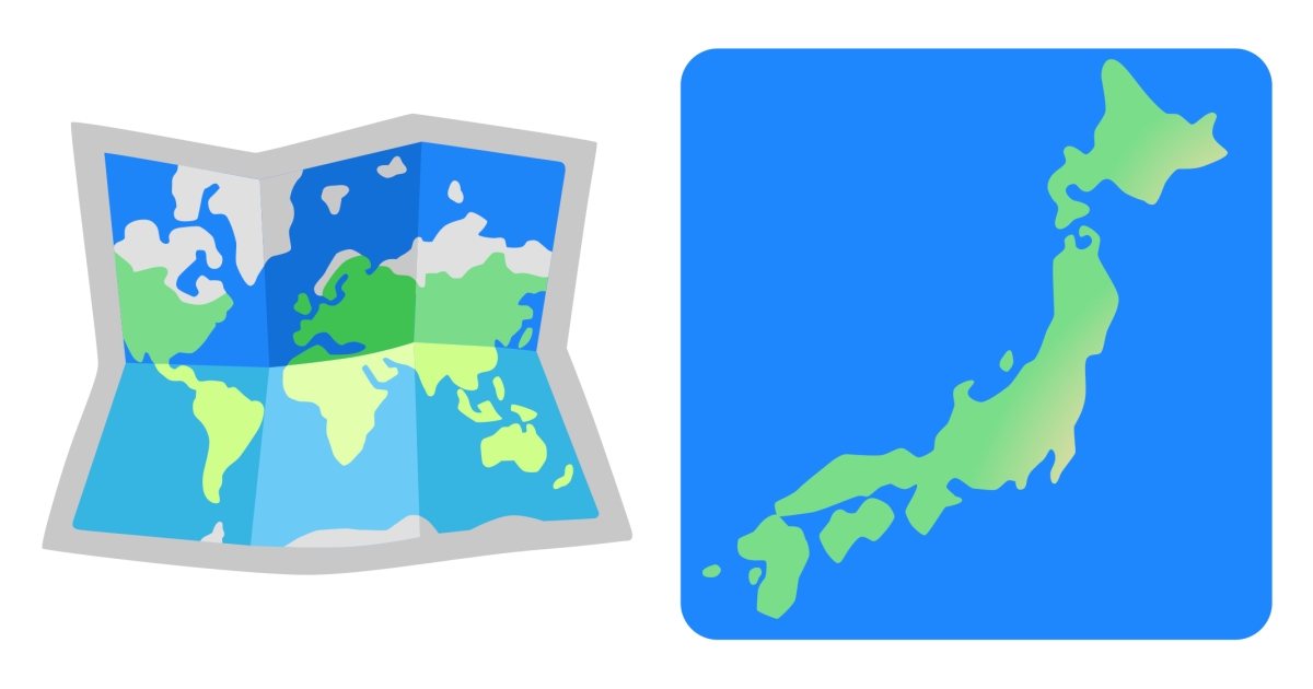 🗺️ Map Emojis 🗾