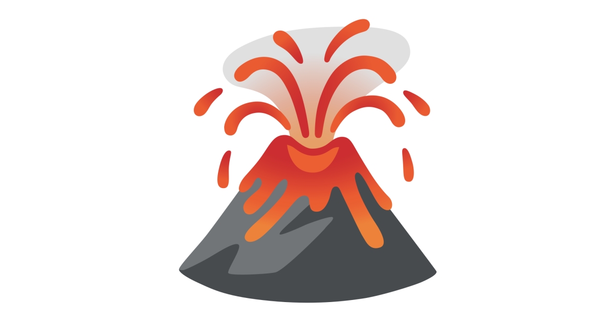 🌋 Eruption Emojis