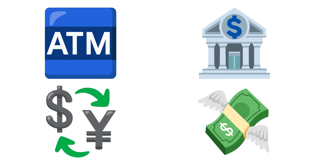 🏦 Bank Emojis 💸 🏧 💱