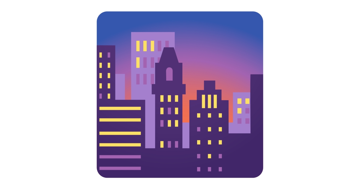 🌆 Evening Emojis
