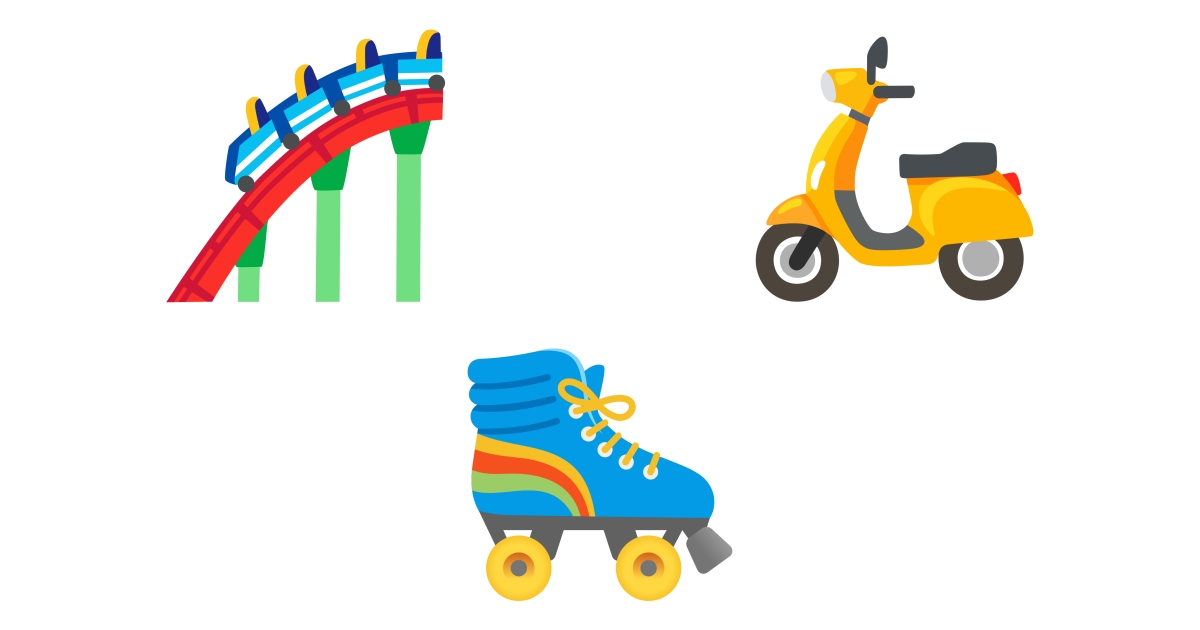 🎢 Roller Emojis 🛵 🛼