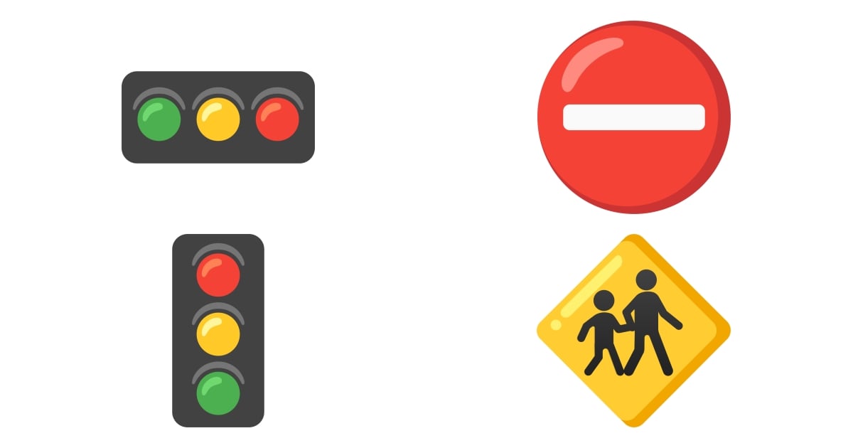 🚥 Traffic Emojis 🚦 🚸 ⛔