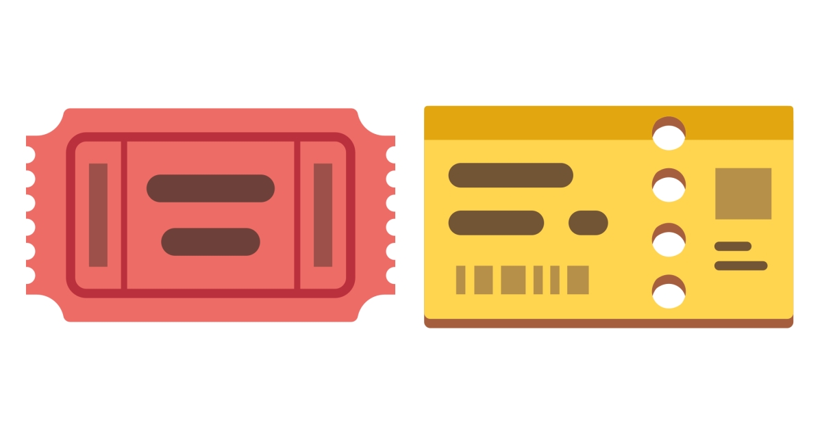 🎟️ Admission Emojis 🎫
