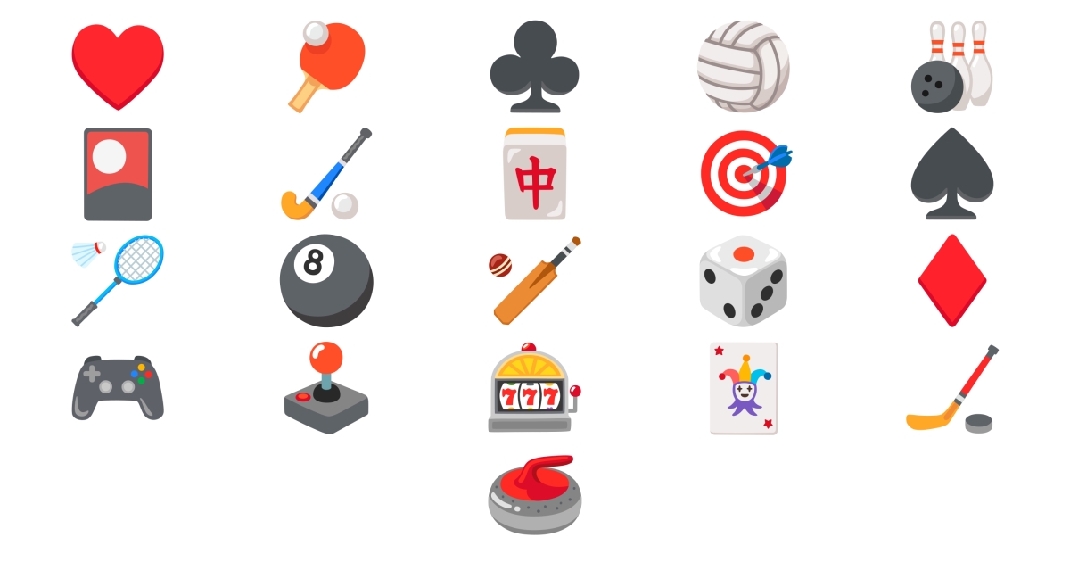 🏐 Game Emojis 🎳 🏏 🏑 🏒 🏓 🏸