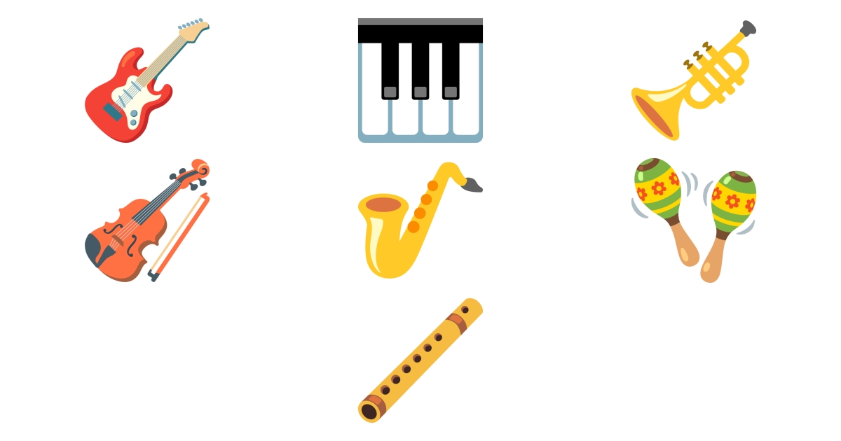 🎷 Instrument Emojis 🎸 🎹 🎺 🎻