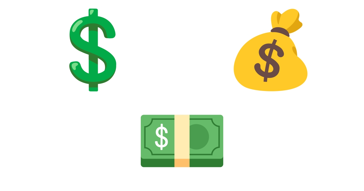 💰 Dollar Emojis 💵 💲