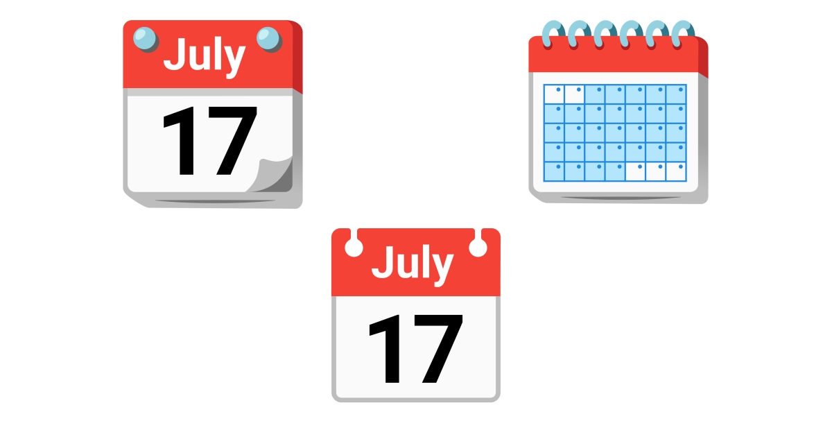 📅 Calendar Emojis 📆 🗓️