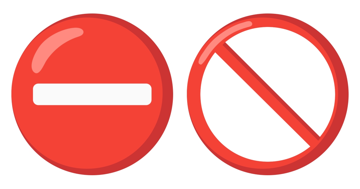 ⛔ Entry Emojis 🚫