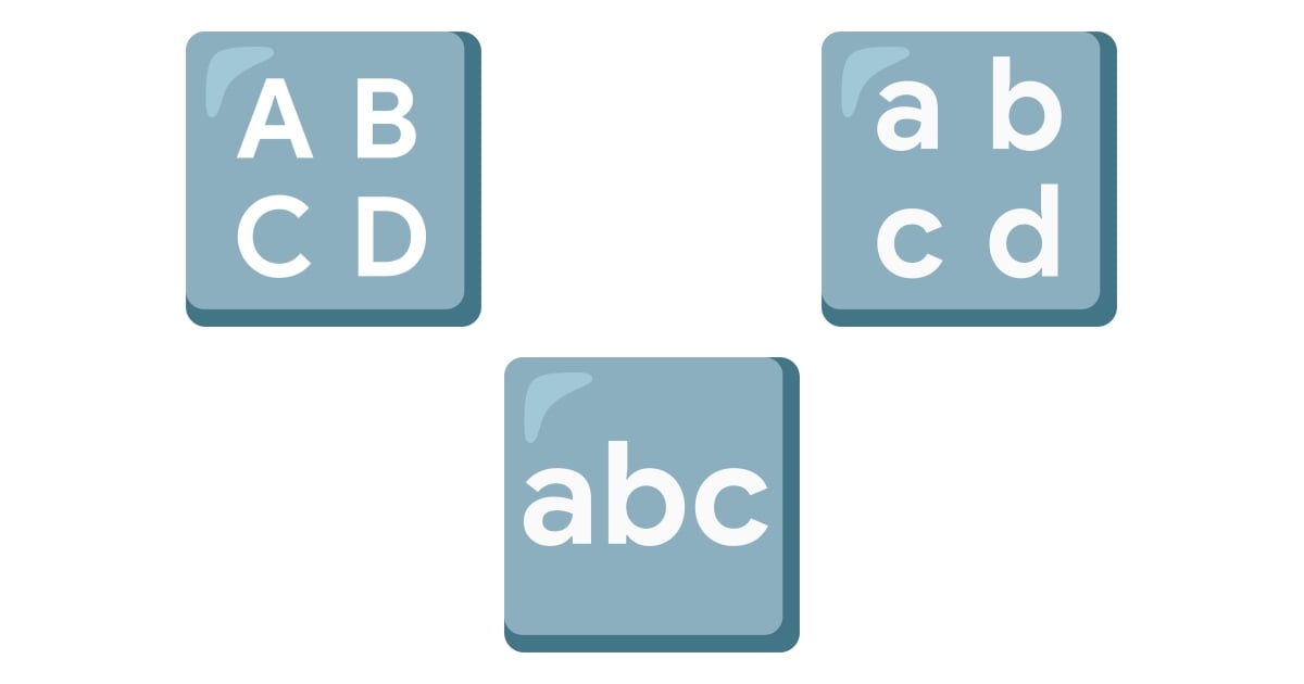 🔠 Letters Emojis 🔡 🔤
