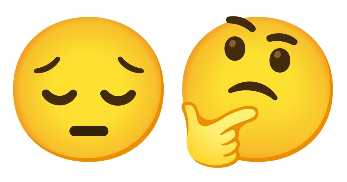 🤔 nachdenklich Emojis 😔