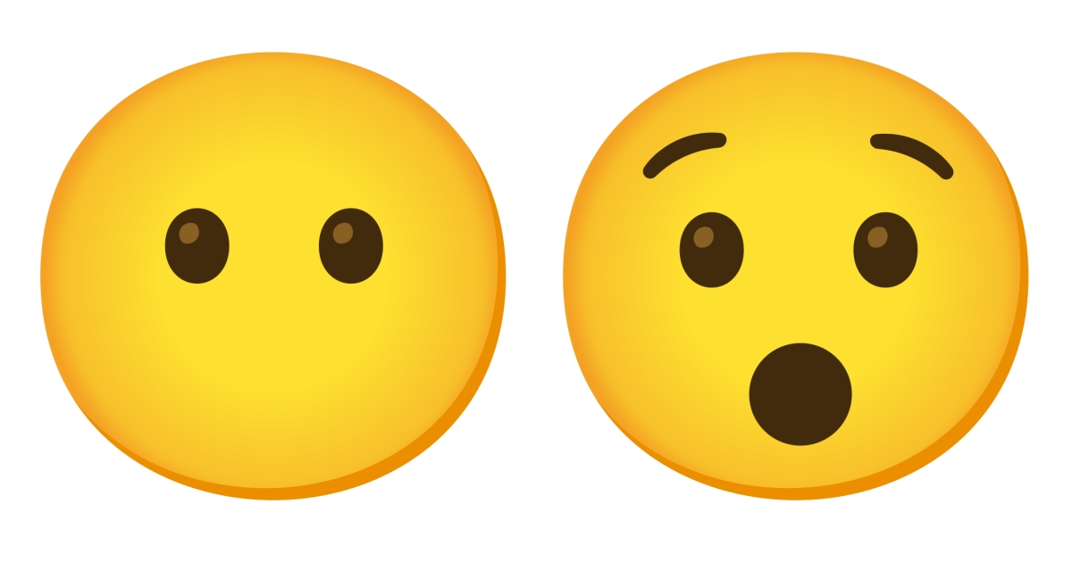 😶 sprachlos Emojis 😯