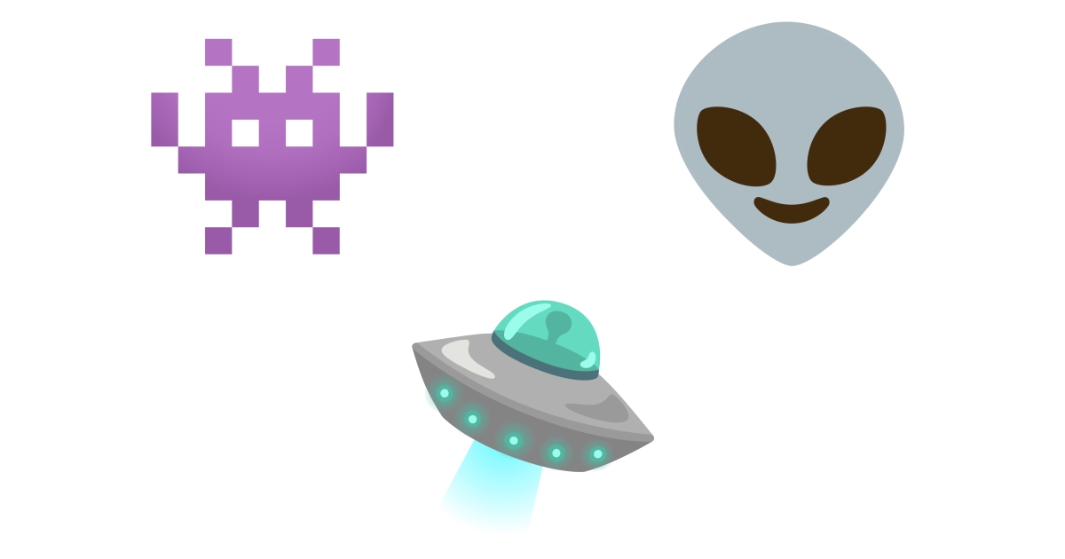 👽 UFO Emojis 👾 🛸