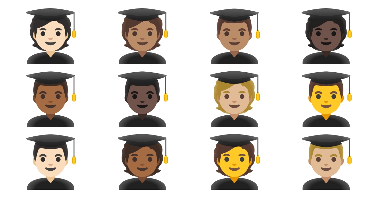 🧑‍🎓 Student Emojis 👨‍🎓 🧑🏻‍🎓 🧑🏼‍🎓 🧑🏽‍🎓 🧑🏾‍🎓 🧑🏿‍🎓