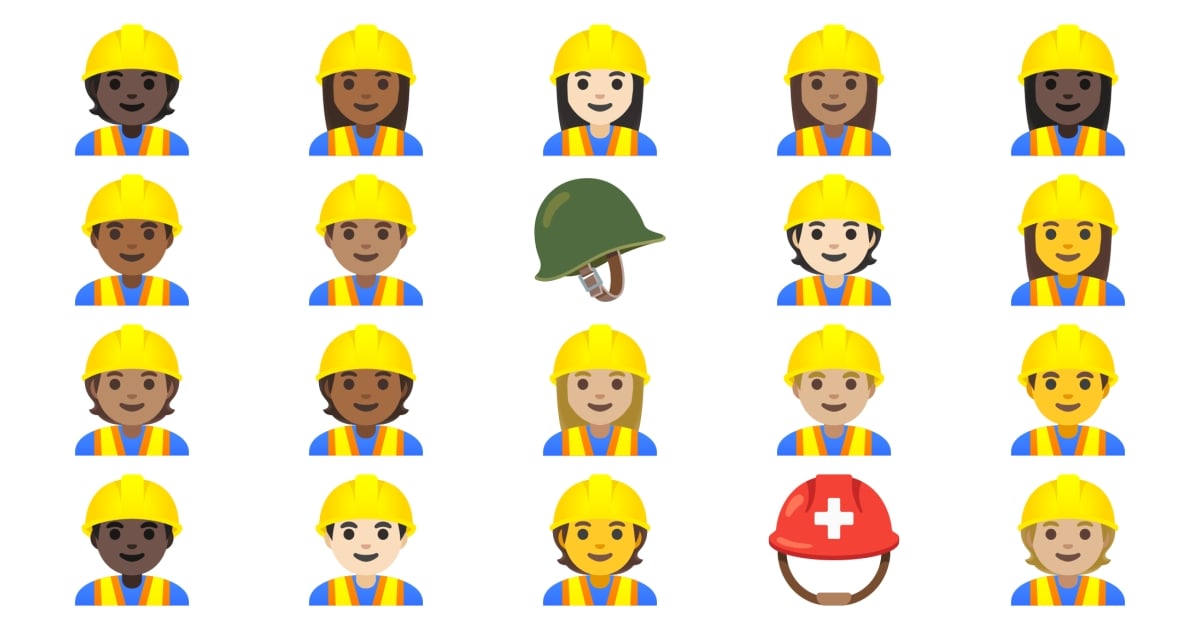 👷 Helm Emojis 👷‍♂️ 👷‍♀️ 🪖 ⛑️ 👷🏻 👷🏼