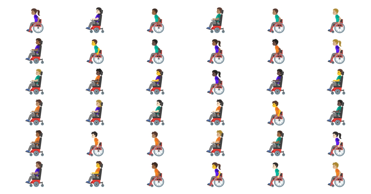 🧑‍🦼 Rollstuhl Emojis 👨‍🦼 👩‍🦼 🧑‍🦽 👨‍🦽 👩‍🦽 🧑🏻‍🦼