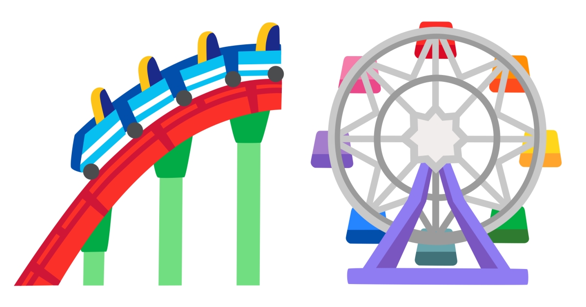 🎡 Freizeitpark Emojis 🎢