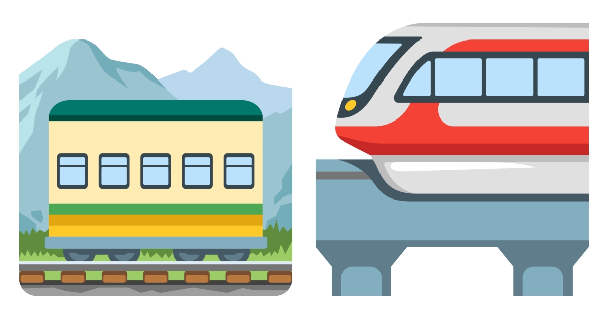 🚝 Bahn Emojis 🚞