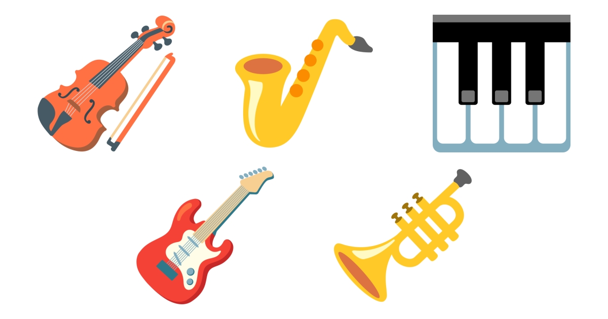 🎷 Instrument Emojis 🎸 🎹 🎺 🎻