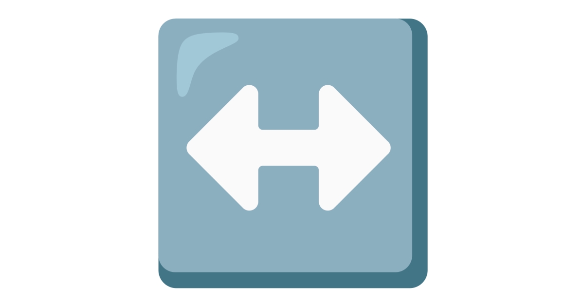 ↔️ nach links und rechts Emojis