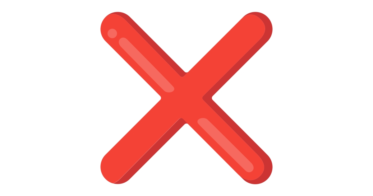 durchgestrichen Emojis