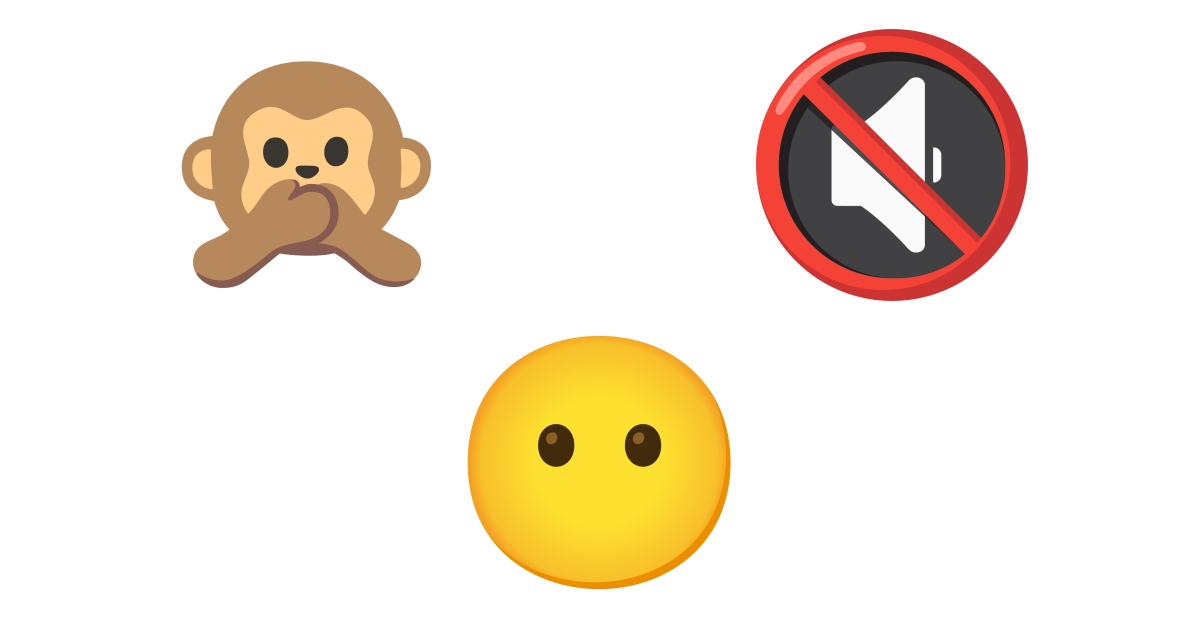 😶 Muet Emojis 🙊 🔇
