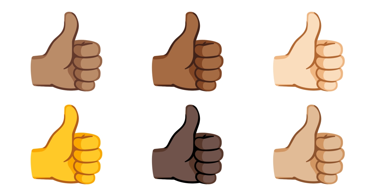 👍 Super Emojis 👍🏻 👍🏼 👍🏽 👍🏾 👍🏿