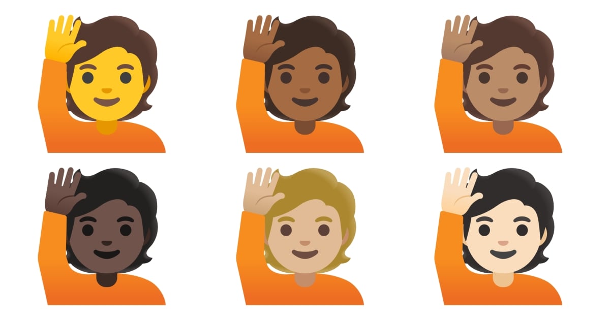 🙋 Content Emojis 🙋🏻 🙋🏼 🙋🏽 🙋🏾 🙋🏿