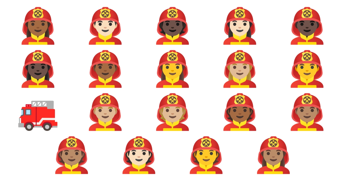 🧑‍🚒 Pompier Emojis 👨‍🚒 👩‍🚒 🚒 🧑🏻‍🚒 🧑🏼‍🚒 🧑🏽‍🚒