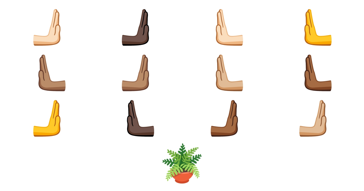 Pousser Emojis 🫸 🪴 🫷🏻 🫷🏼 🫷🏽 🫷🏾