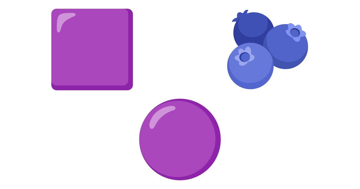 🫐 Violet Emojis 🟣 🟪