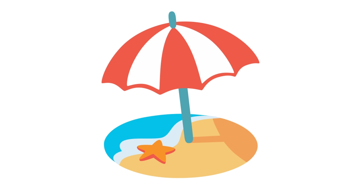 🏖️ Parasol Emojis