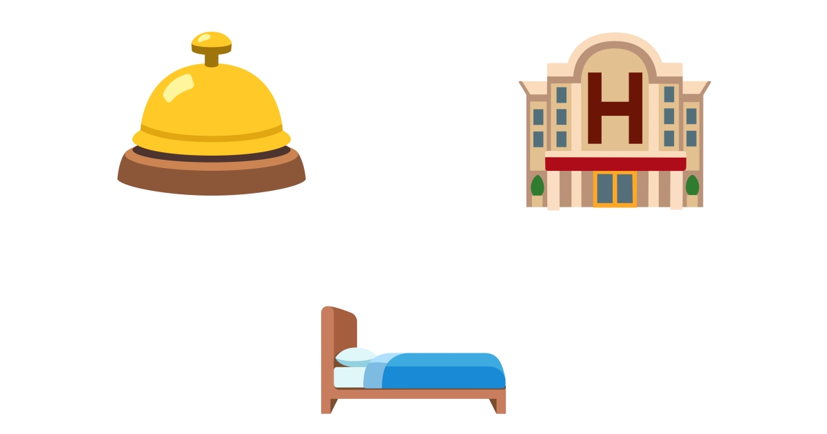 🏨 Hôtel Emojis 🛎️ 🛏️