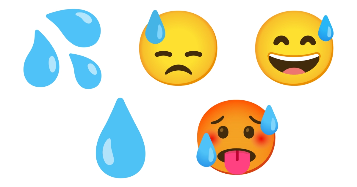 😅 Sudore Emoji 🥵 😓 💦 💧