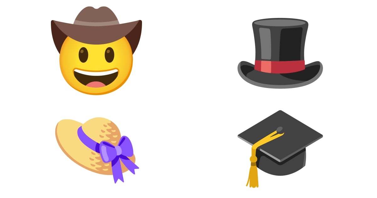 🤠 Cappello Emoji 👒 🎩 🎓