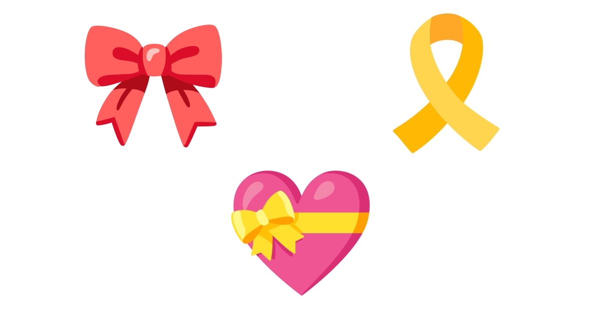 💝 Fiocco Emoji 🎀 🎗️