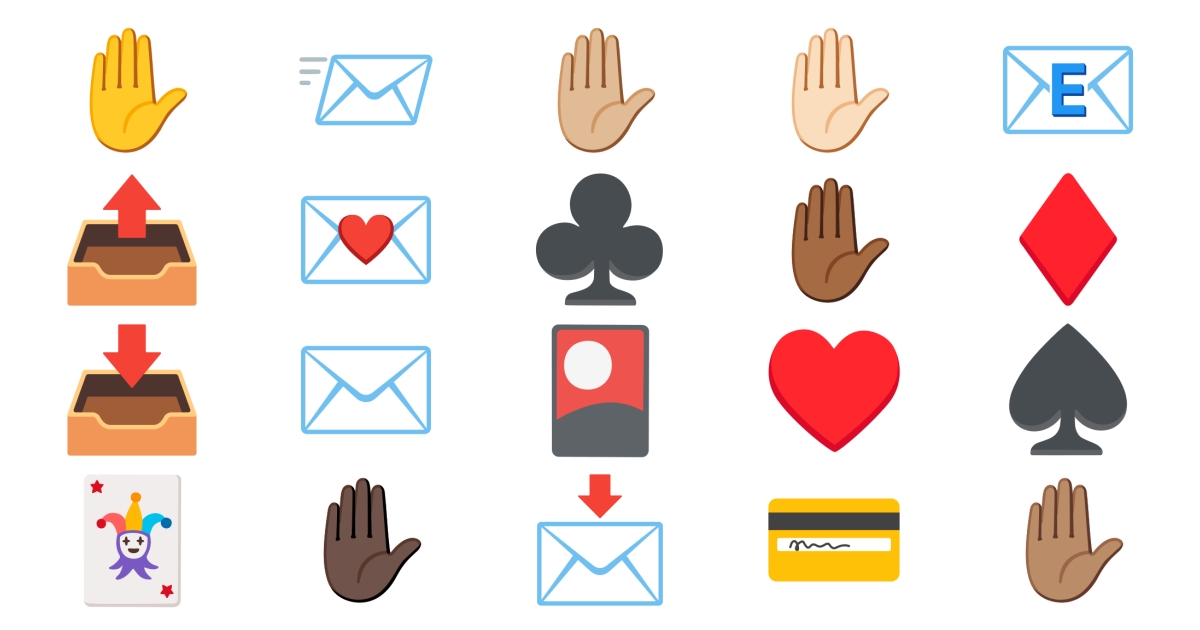 💌 Carta Emoji ♠️ ♥️ ♦️ ♣️ 🃏