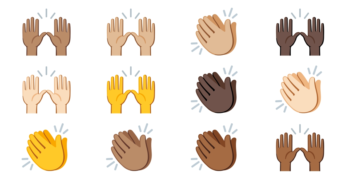 👏 Mani Emoji 🙌 👏🏻 👏🏼 👏🏽 👏🏾 👏🏿