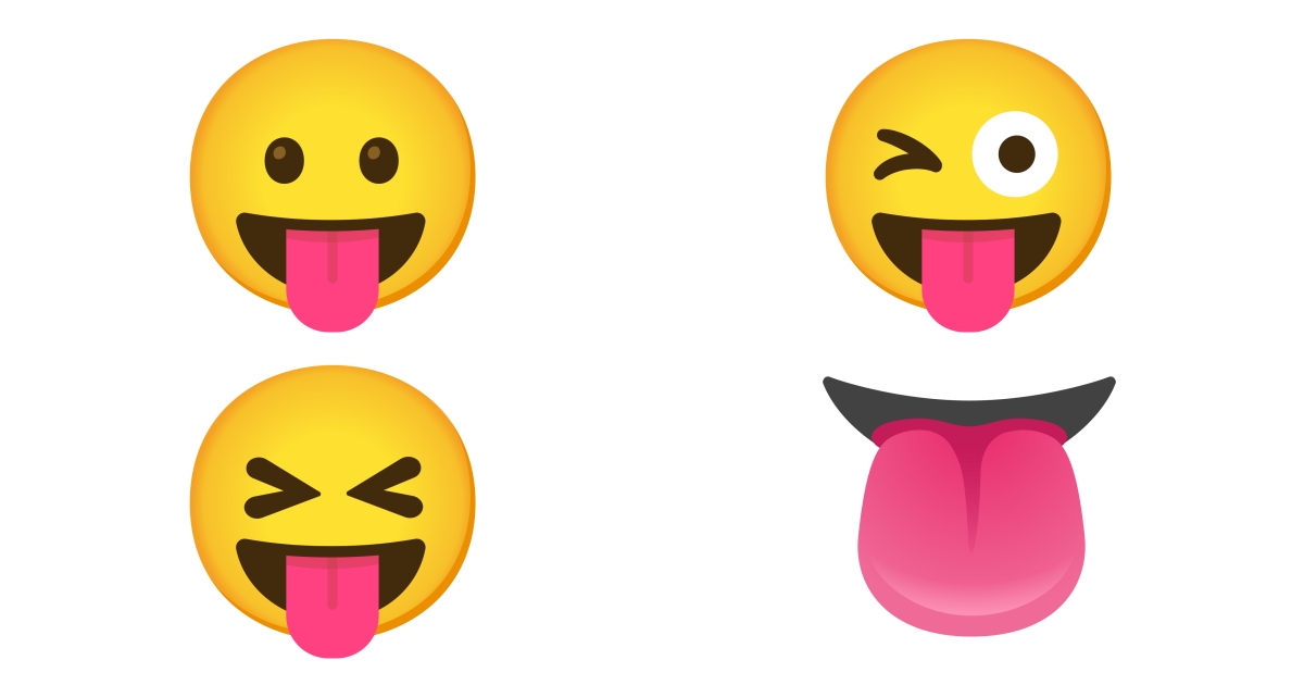 😛 Lingua Emoji 😜 😝 👅