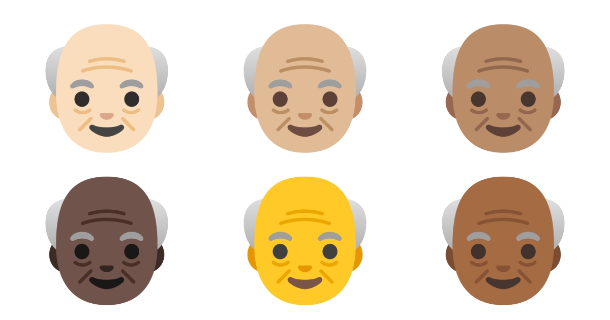 👴 Nonno Emoji 👴🏻 👴🏼 👴🏽 👴🏾 👴🏿