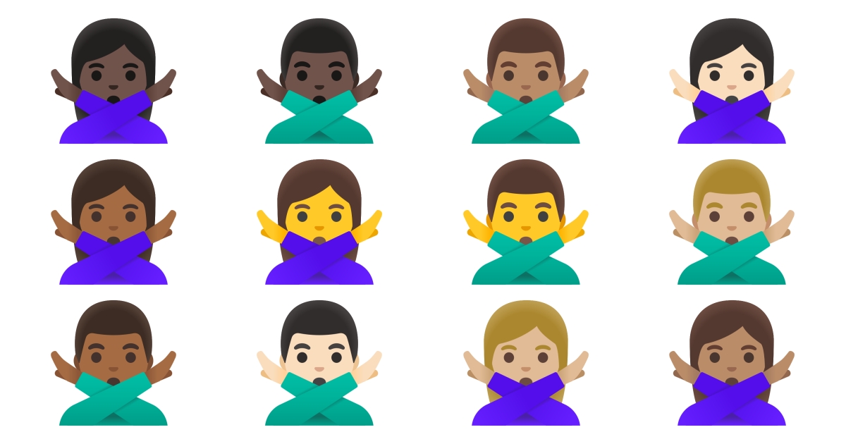 🙅‍♂️ No Emoji 🙅‍♀️ 🙅🏻‍♂️ 🙅🏼‍♂️ 🙅🏽‍♂️ 🙅🏾‍♂️ 🙅🏿‍♂️