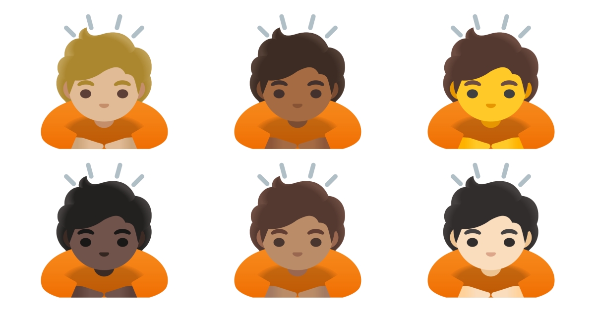 🙇 Mi Dispiace Emoji 🙇🏻 🙇🏼 🙇🏽 🙇🏾 🙇🏿