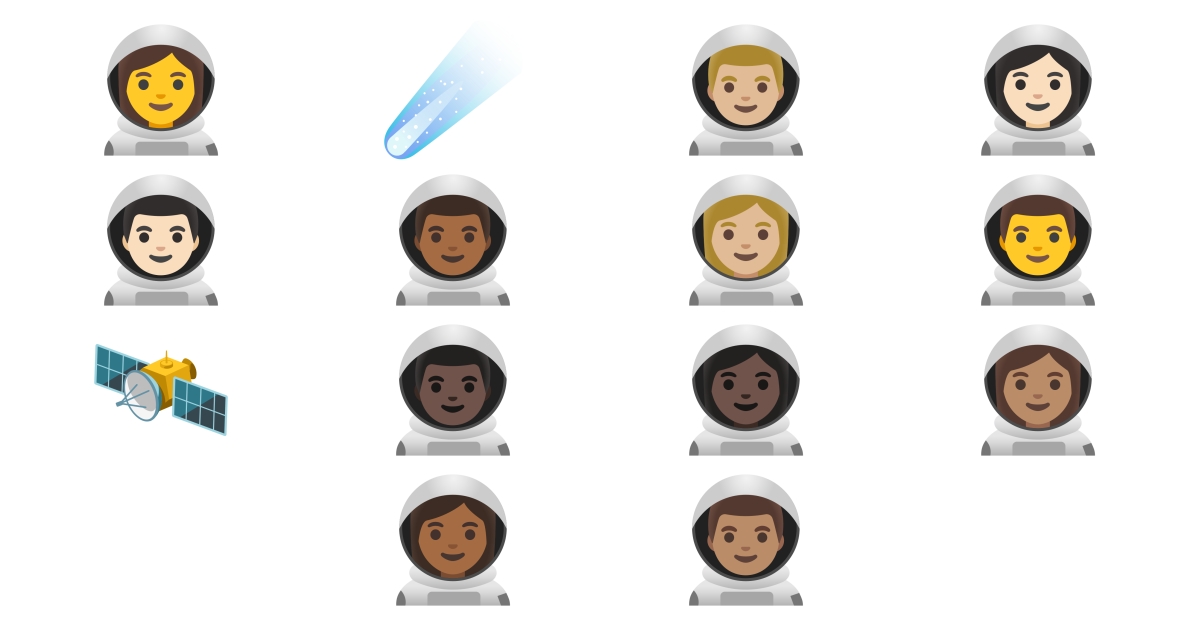 👨‍🚀 Spazio Emoji 👩‍🚀 🛰️ ☄️ 👨🏻‍🚀 👨🏼‍🚀 👨🏽‍🚀