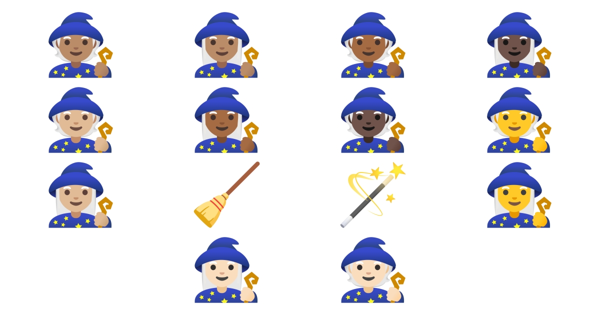 🧙 Strega Emoji 🧙‍♀️ 🪄 🧹 🧙🏻 🧙🏼 🧙🏽