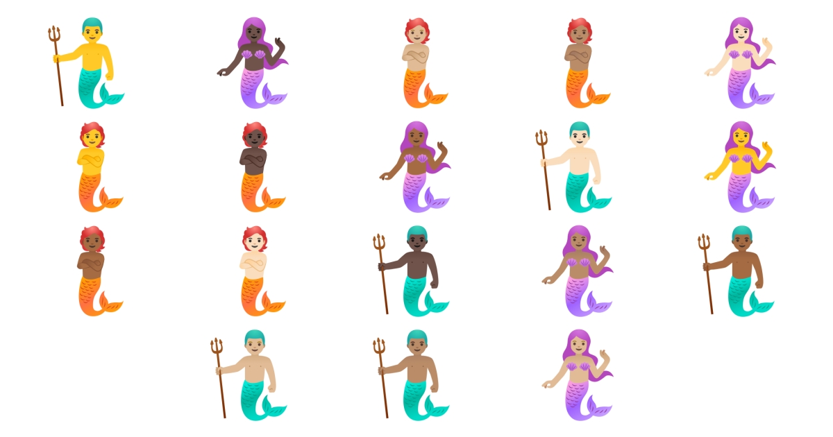 🧜 Sirena Emoji 🧜‍♂️ 🧜‍♀️ 🧜🏻 🧜🏼 🧜🏽 🧜🏾