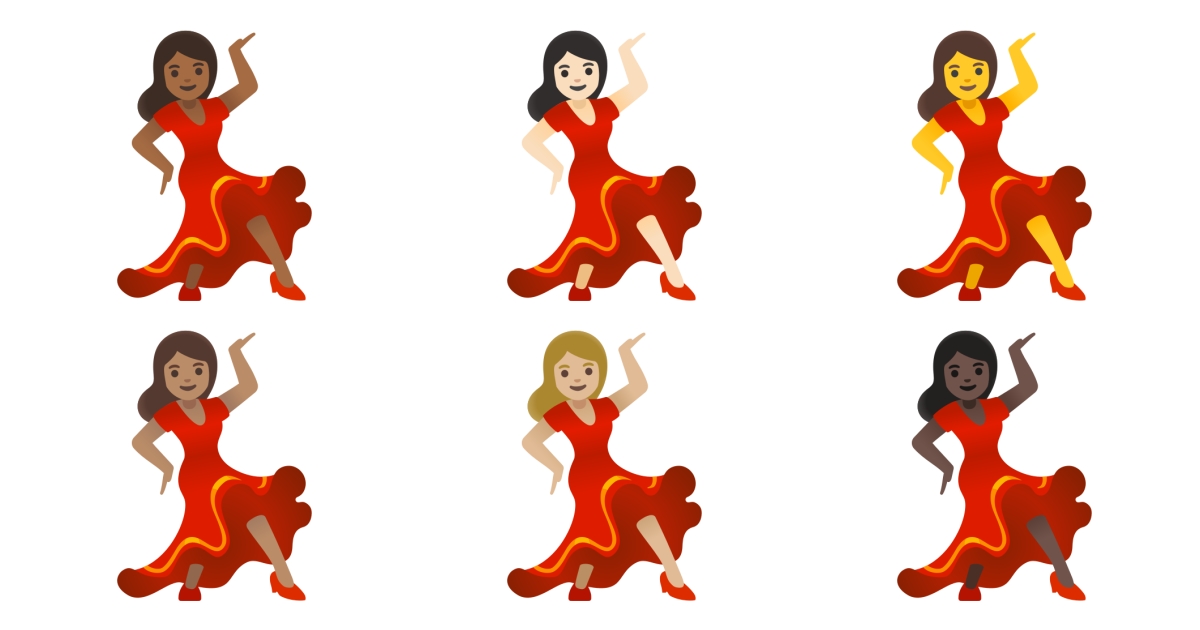 💃 Donna Che Balla Emoji 💃🏻 💃🏼 💃🏽 💃🏾 💃🏿